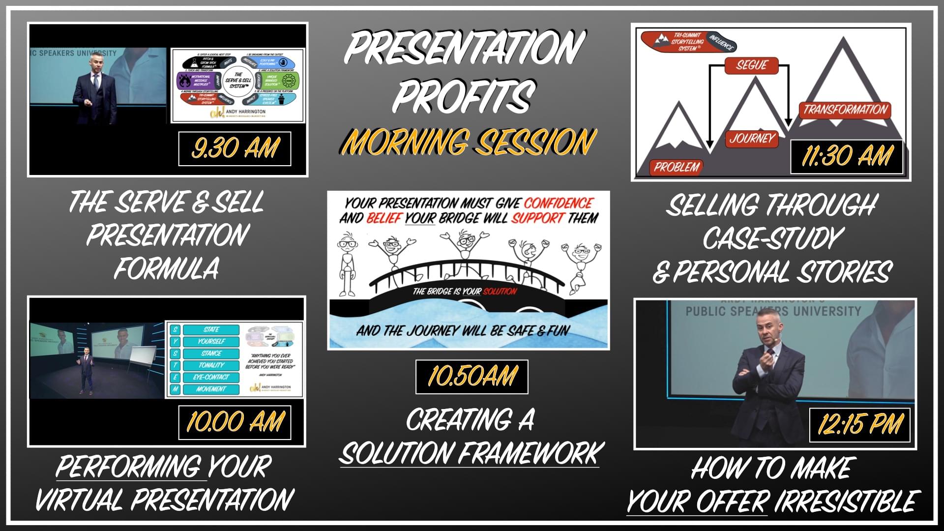 Presentation Profits Virtual Speaker Training